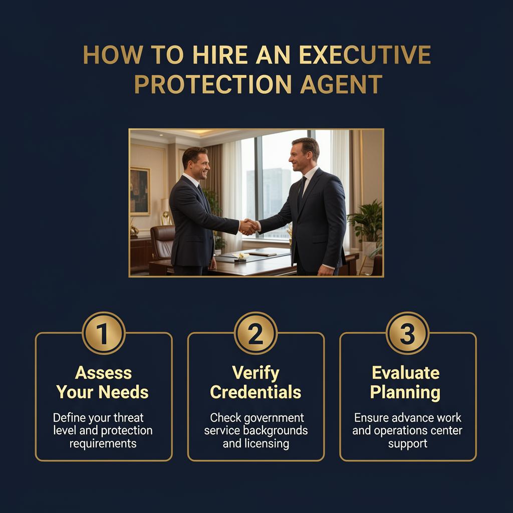 How to Hire an Executive Protection Agent | Complete Guide 2026 | AMERINE